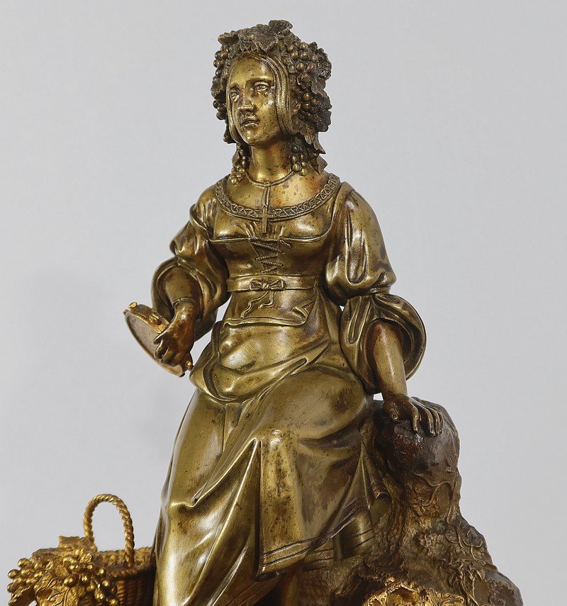 Louis XVI Style Marble and Bronze Pendulum, Early 19th Century for sale ...