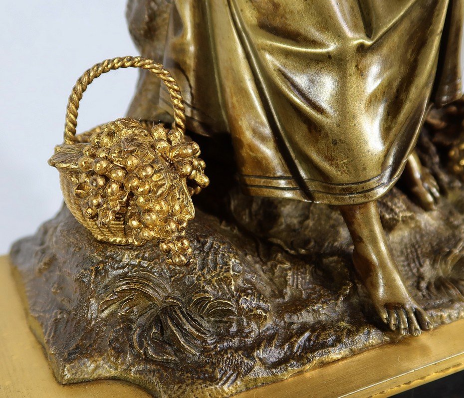 Louis XVI Style Marble and Bronze Pendulum, Early 19th Century for sale ...