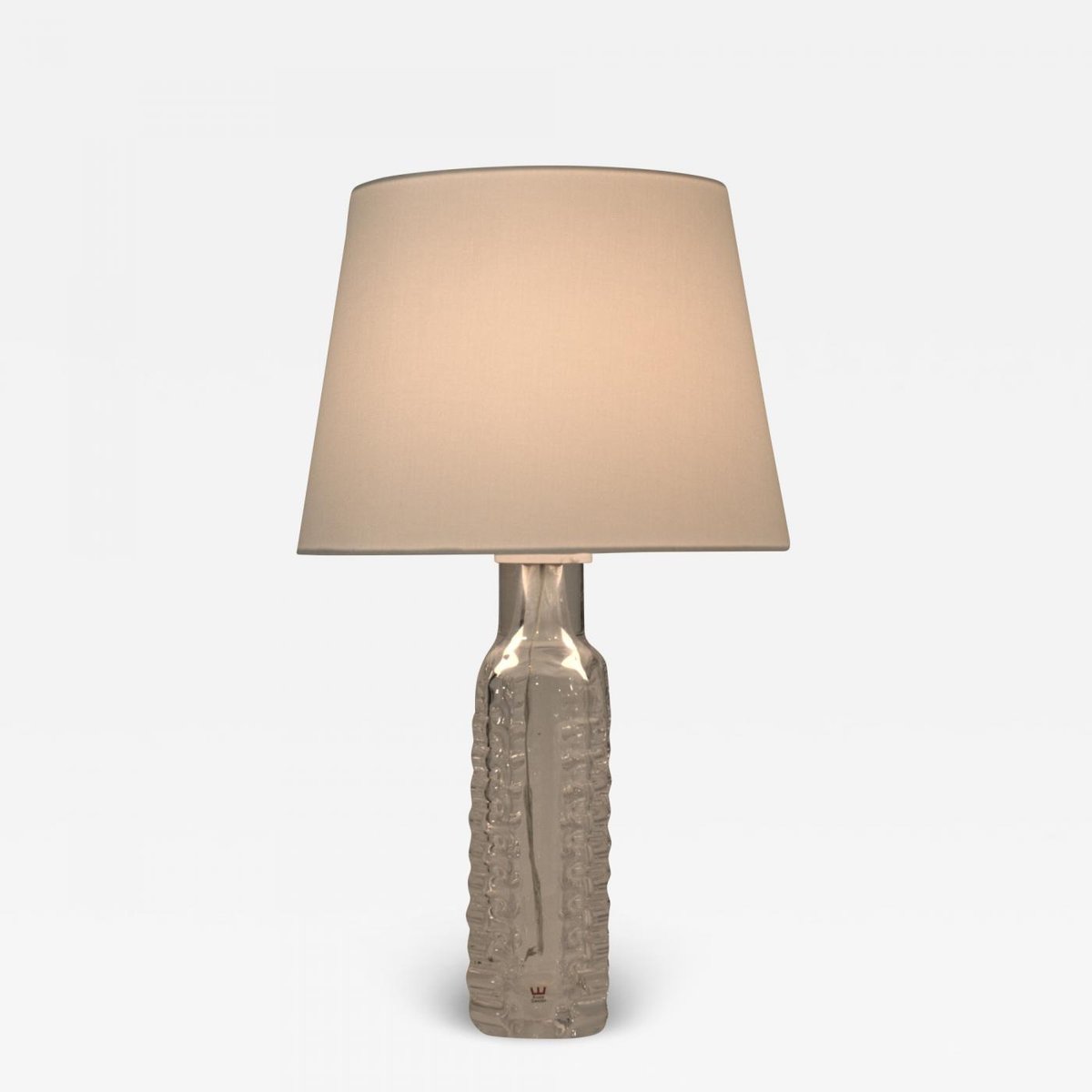 Art Glass Table Lamp by Gustav Leek for Kosta, Sweden, 1960s for sale ...