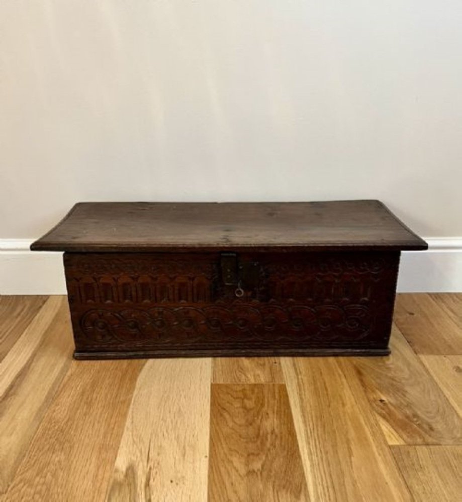 17th Century Oak Bible Box, 1700s for sale at Pamono