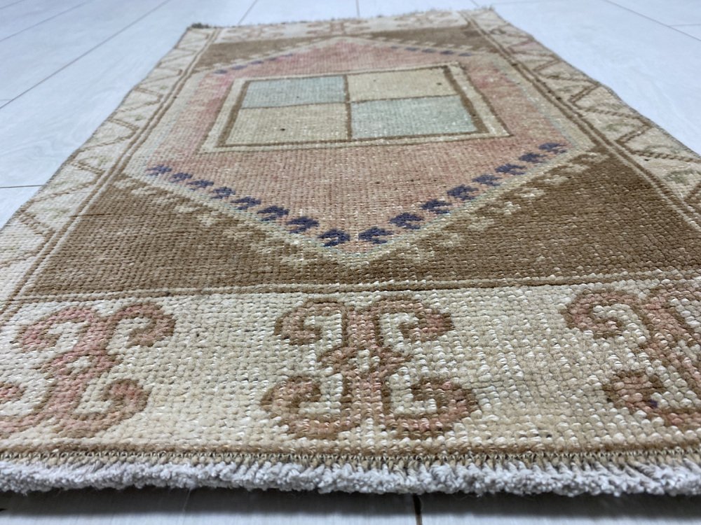 Vintage Bohemian Style Wool Door Mat for sale at Pamono