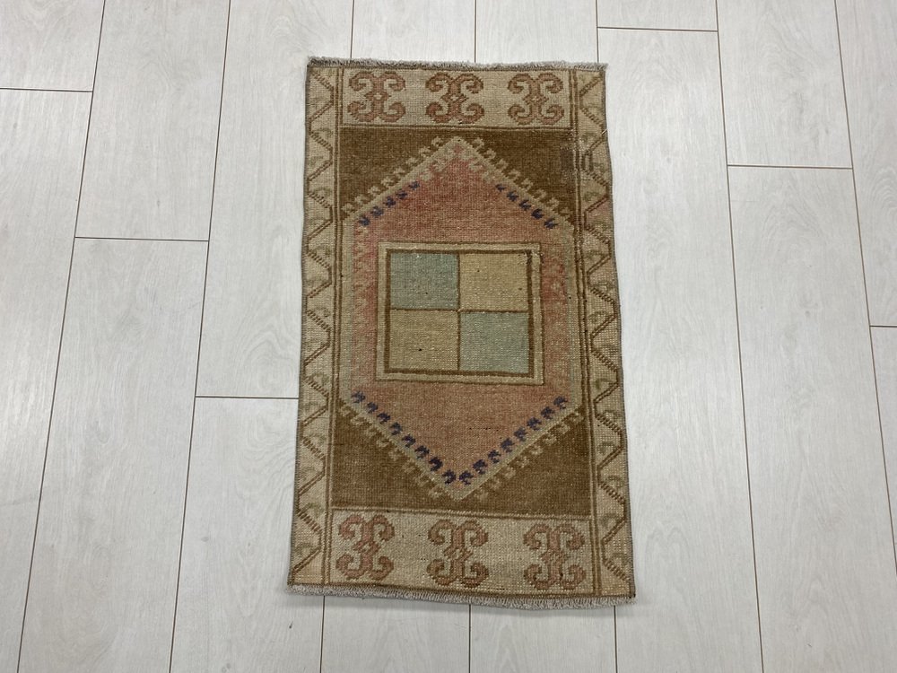 Vintage Bohemian Style Wool Door Mat for sale at Pamono