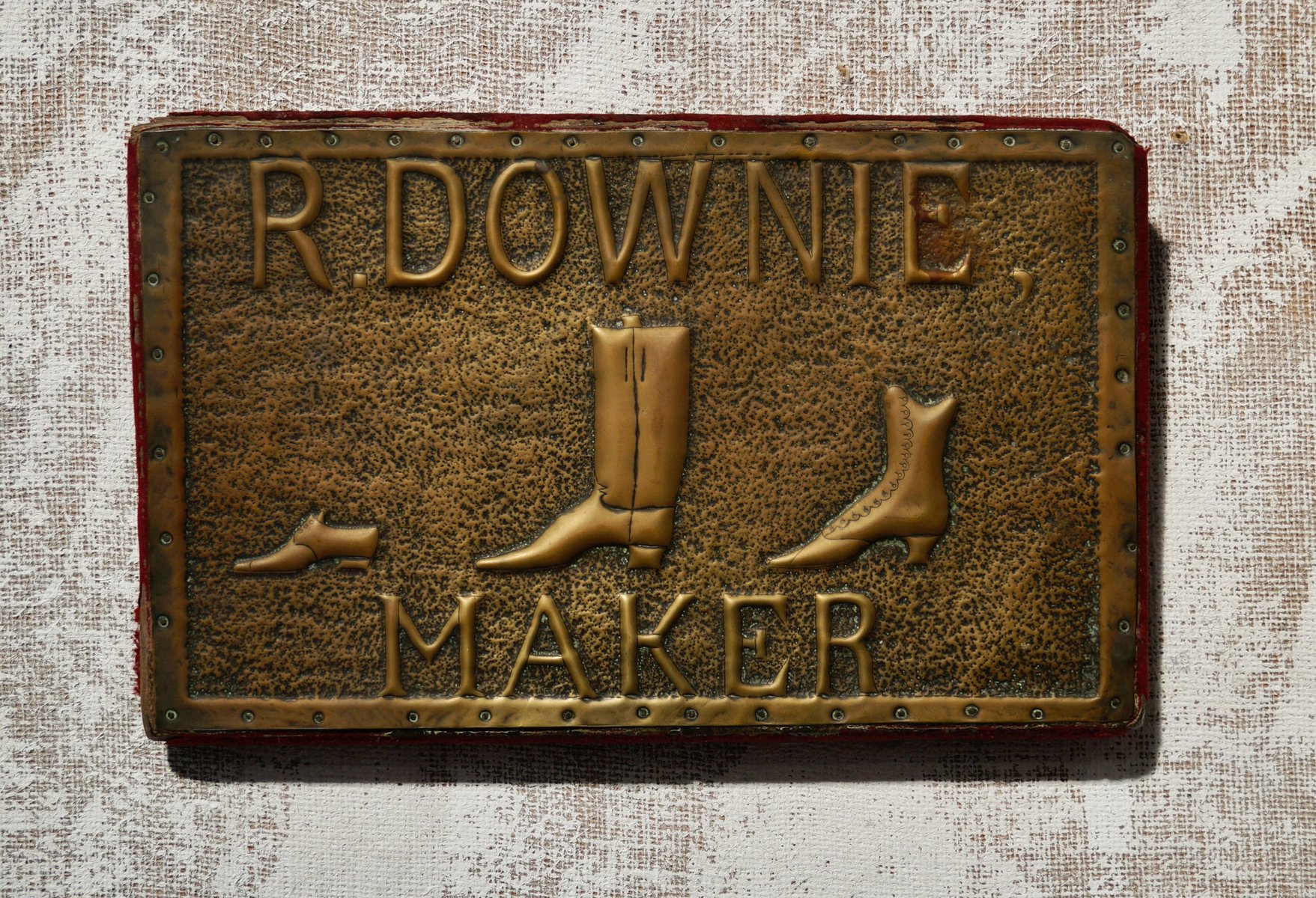 Victorian Shoe Makers Shop Sign, 1840s for sale at Pamono