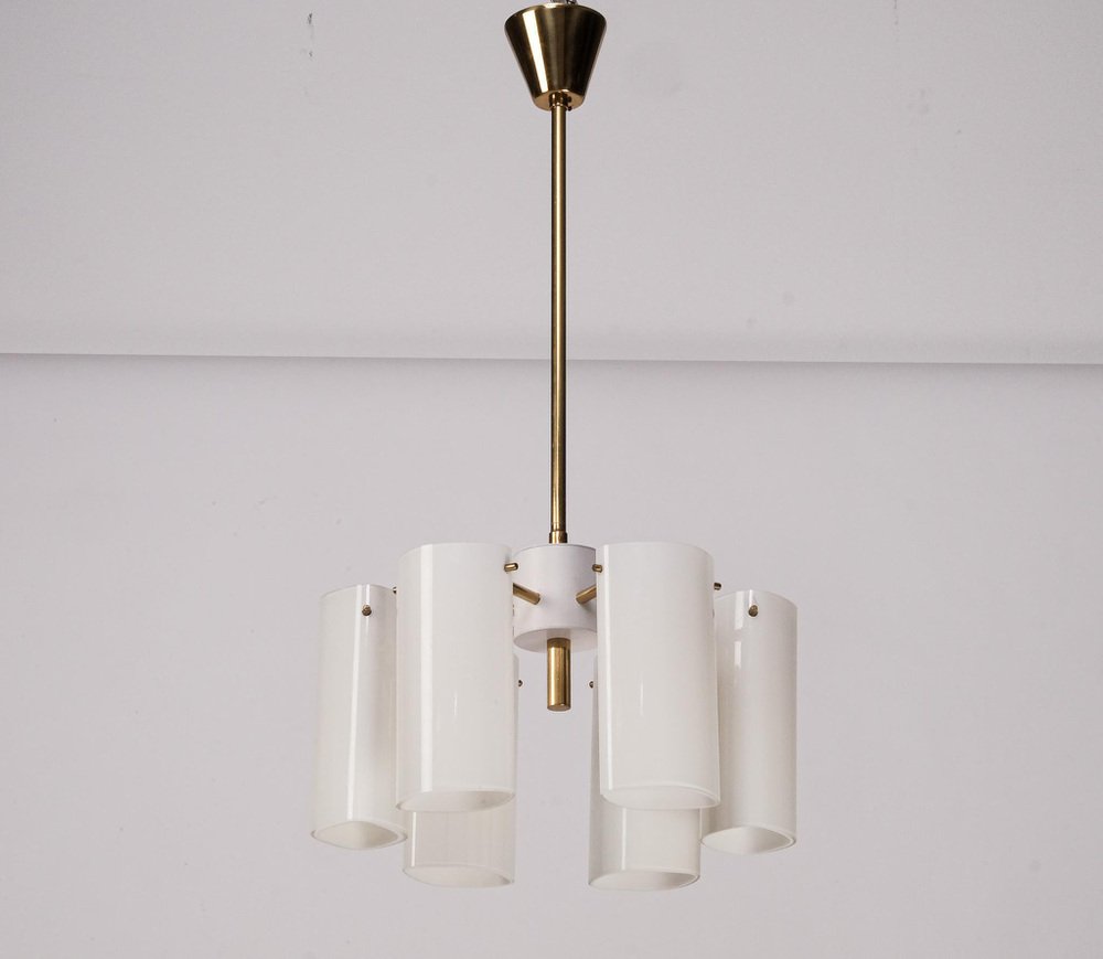 Ark Chandelier attributed to Gert Nyström for Fagerhults, Sweden, 1969 ...