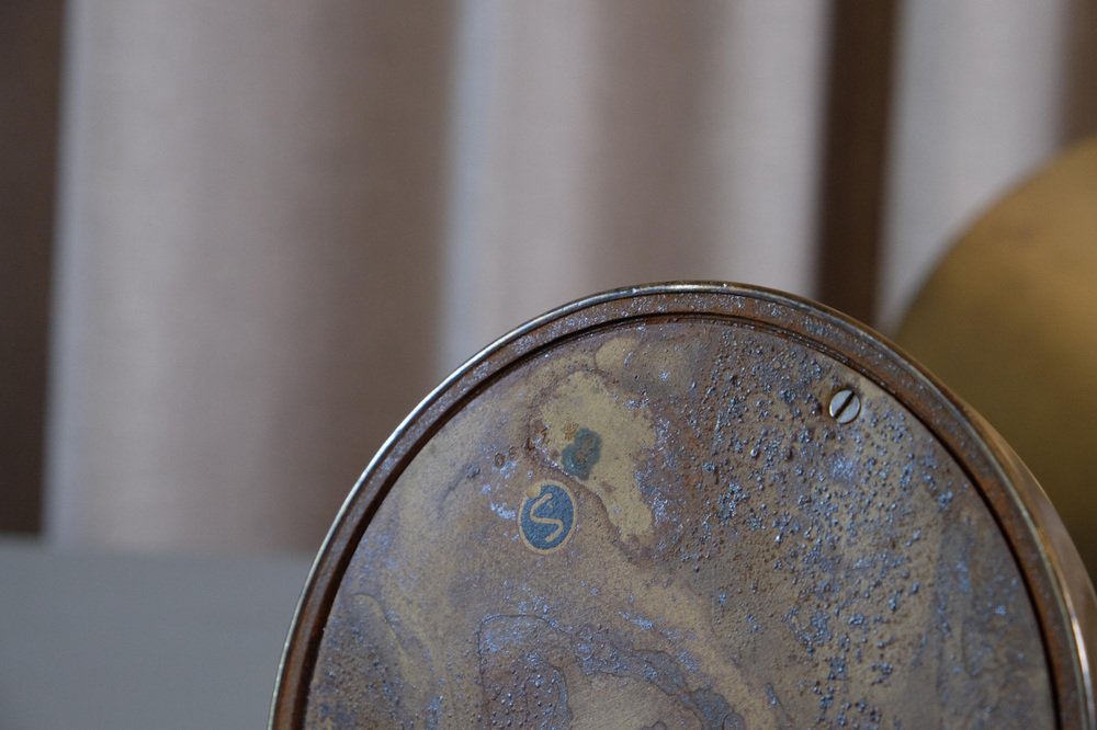 Brass Table Lamp attributed to Carl-Axel Acking, Sweden, 1950s for sale ...