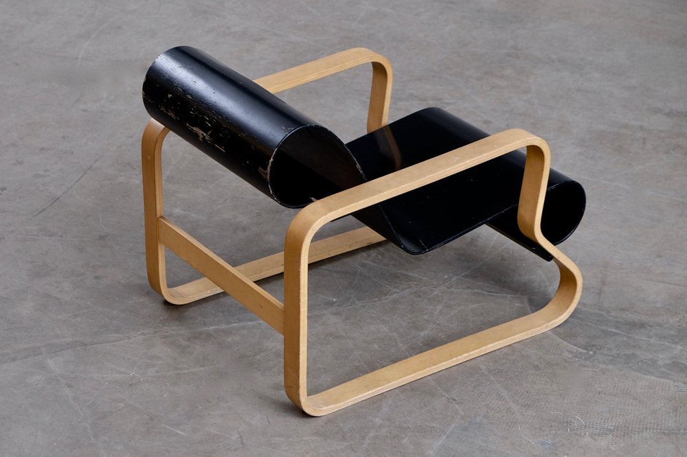 Poltrona 41 Paimio di Alvar Aalto per Artek, 1963 in vendita su Pamono