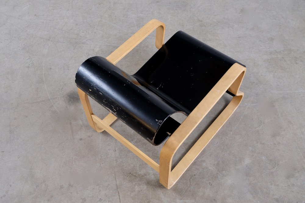 Poltrona 41 Paimio di Alvar Aalto per Artek, 1963 in vendita su Pamono