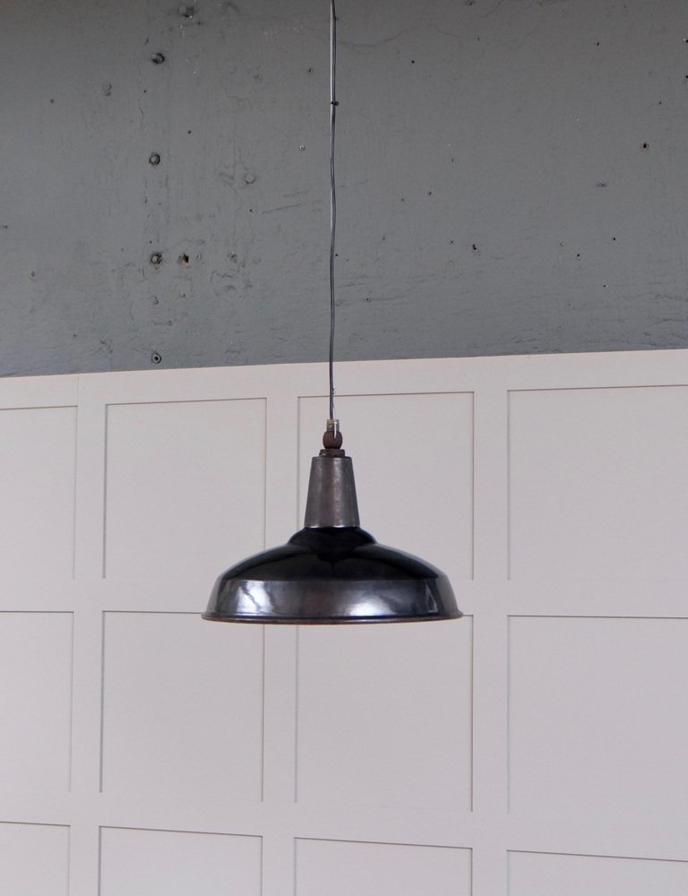 Swedish Enamel Ceiling Light, 1930s for sale at Pamono