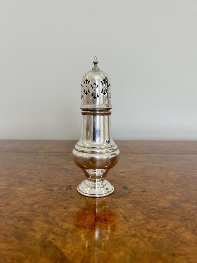 Antique Edwardian Silver Plated Sugar Sifter, 1900 for sale at Pamono