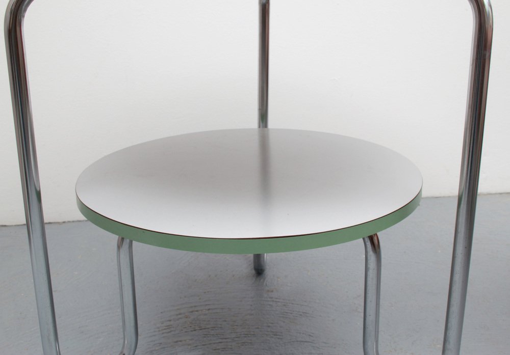 Art Deco Loop Table in Steel Tube, 1930 for sale at Pamono