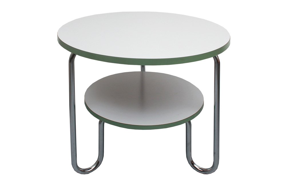 Art Deco Loop Table in Steel Tube, 1930 for sale at Pamono