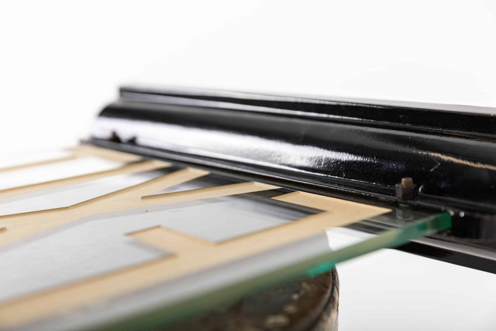 Illuminated Hanging Exit Sign, 1920s for sale at Pamono