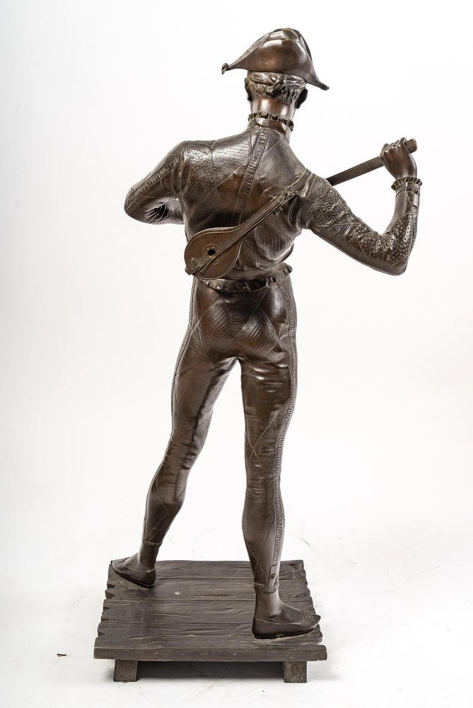 Die Harlekin Bronze Skulptur von Dubois bei Pamono kaufen