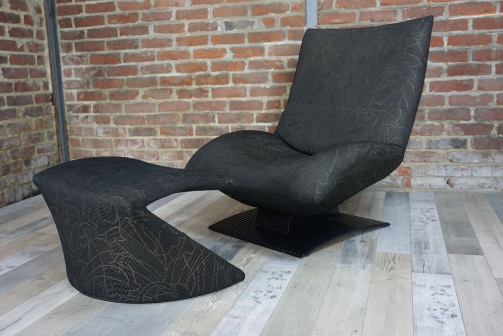 Modell F7665 Wave Chair mit Ottomane von Peter Von Der Ham für Artifort ...