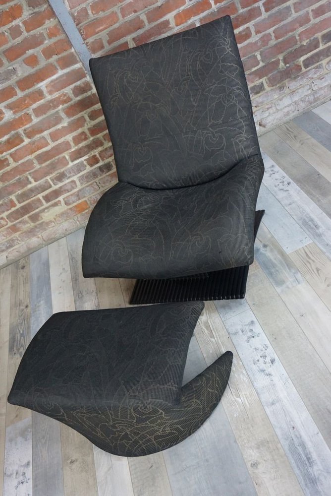 Modell F7665 Wave Chair mit Ottomane von Peter Von Der Ham für Artifort ...