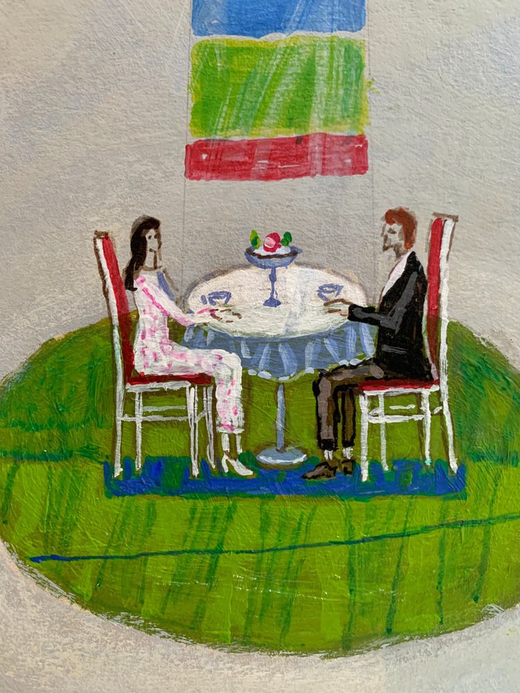 Mikolaj Malesza, Plein-Air, 2022, Acrylic on Cardboard for sale at Pamono