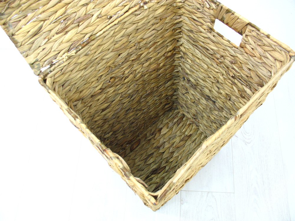 Banana Fiber Opening Basket, 1980s for sale at Pamono