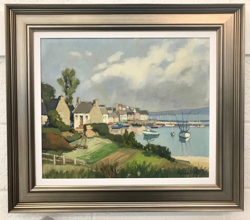George Charles Robin, Brittany Coastal Landscape, 1950, Oil, Framed for ...