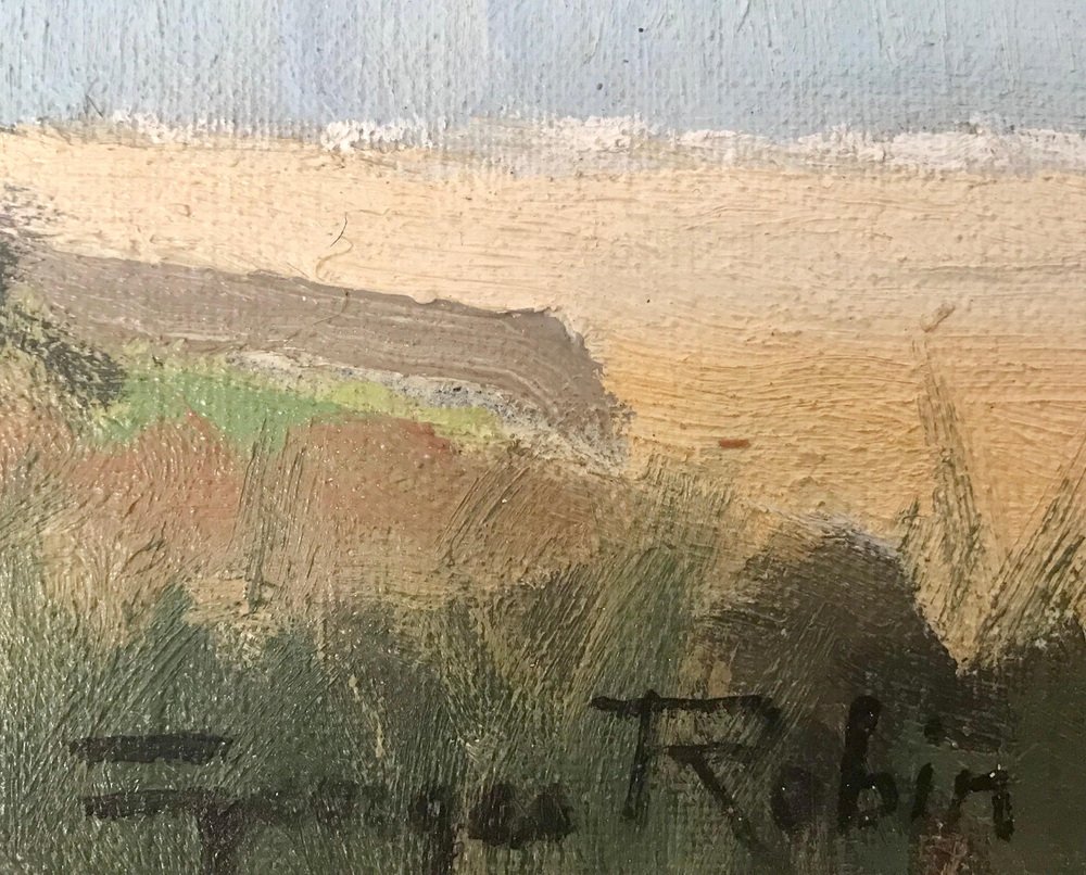 George Charles Robin, Brittany Coastal Landscape, 1950, Oil, Framed for ...