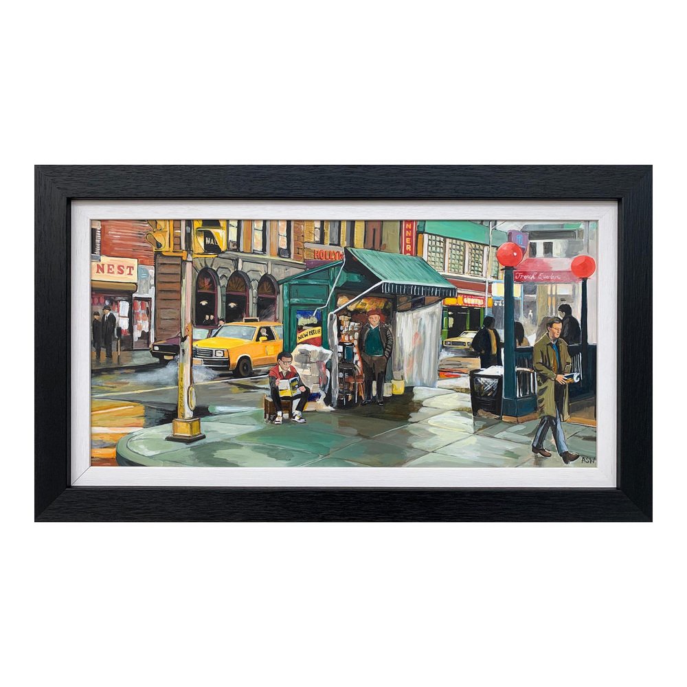 Angela Wakefield, New York City Street Scene, 2019, Paint on Canvas ...