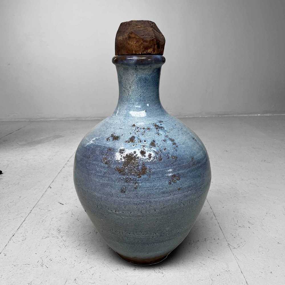 Shōwa Period Glazed Shigaraki Tsubo, Japan, 1950s for sale at Pamono