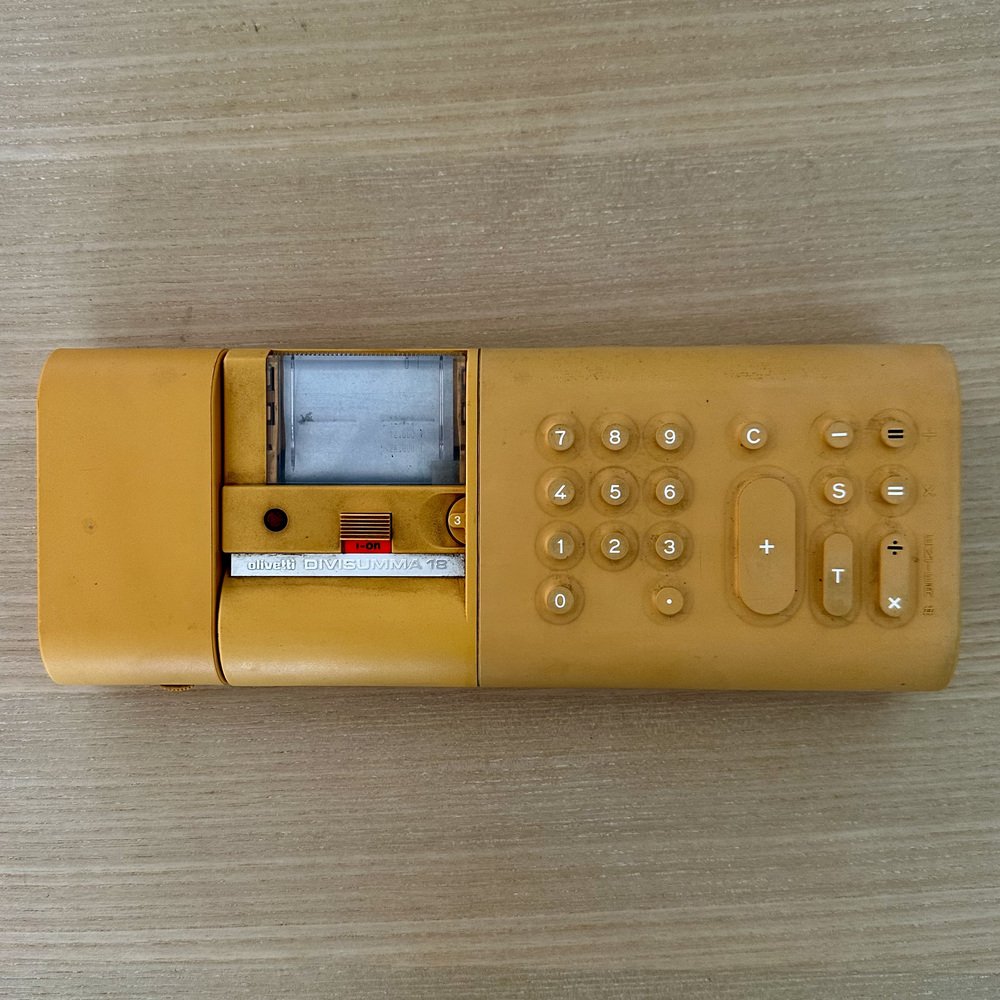 Divisumma 18 Electronic Calculator by Mario Bellini for Olivetti, 1973 ...