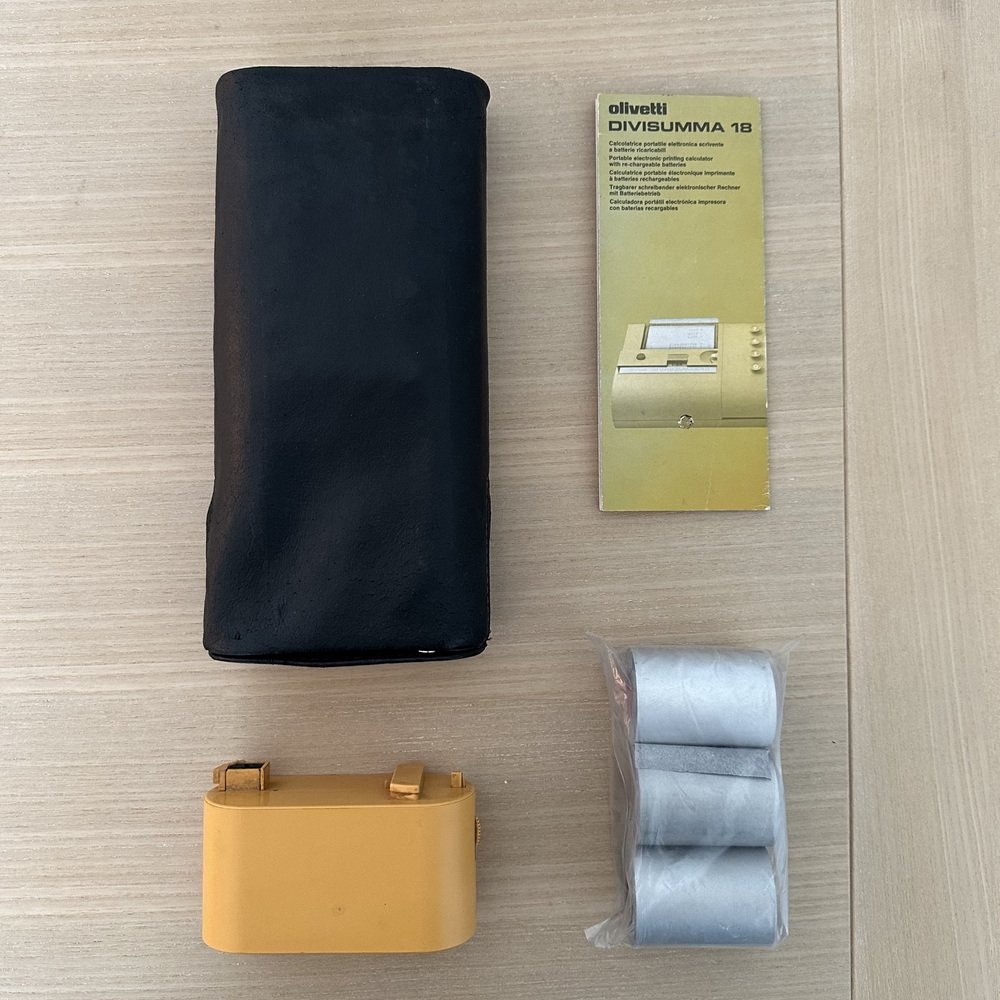 Divisumma 18 Electronic Calculator by Mario Bellini for Olivetti, 1973 ...