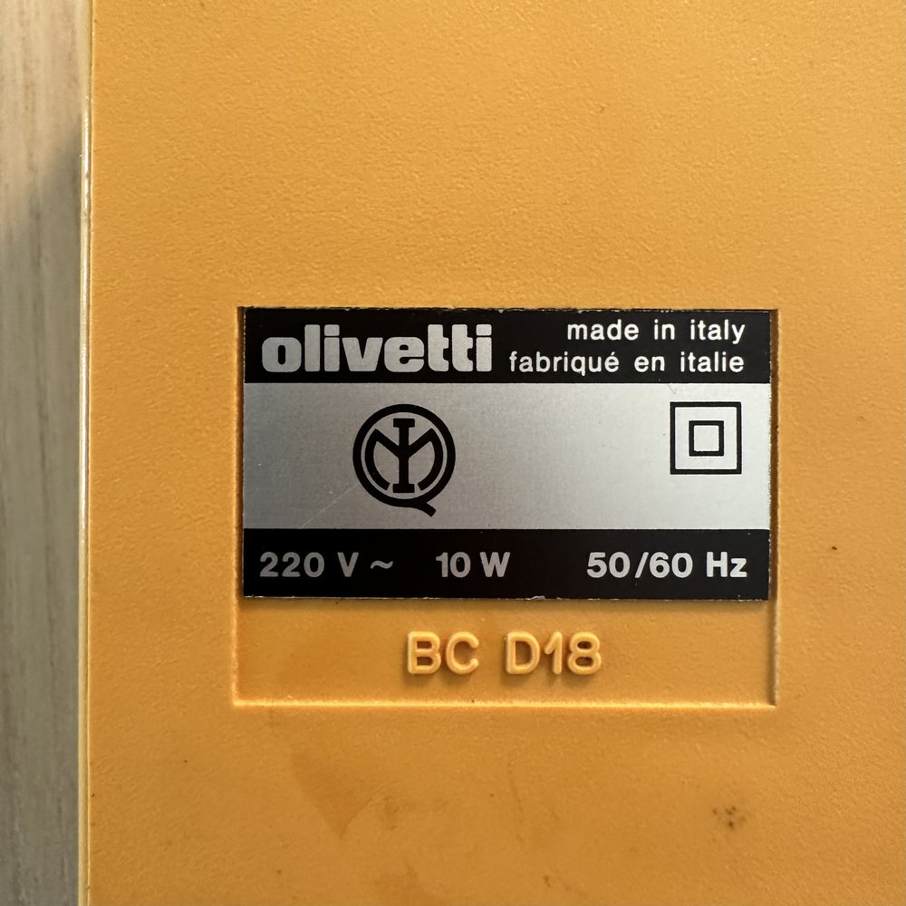 Divisumma 18 Electronic Calculator by Mario Bellini for Olivetti, 1973 ...