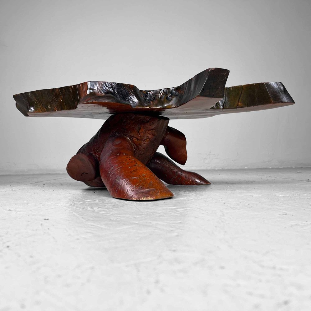 Vintage Wooden Yakusugi Plant Stand Japan, 1940s for sale at Pamono