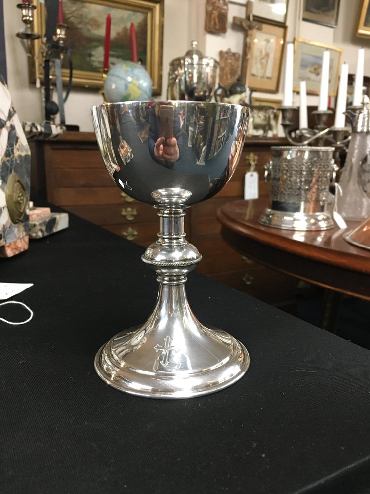 Vintage Silver Plated Military Communion Cup, 1955 for sale at Pamono