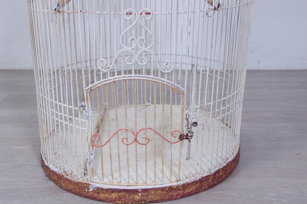 Large French Art Deco Iron Cage for sale at Pamono