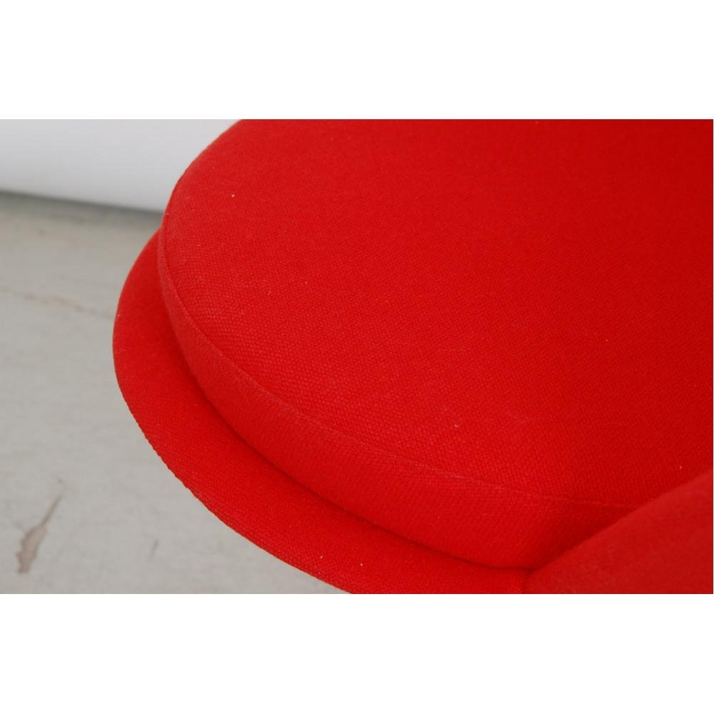 Red Heart Chair in Red Fabric by Verner Panton for Vitra for sale at Pamono