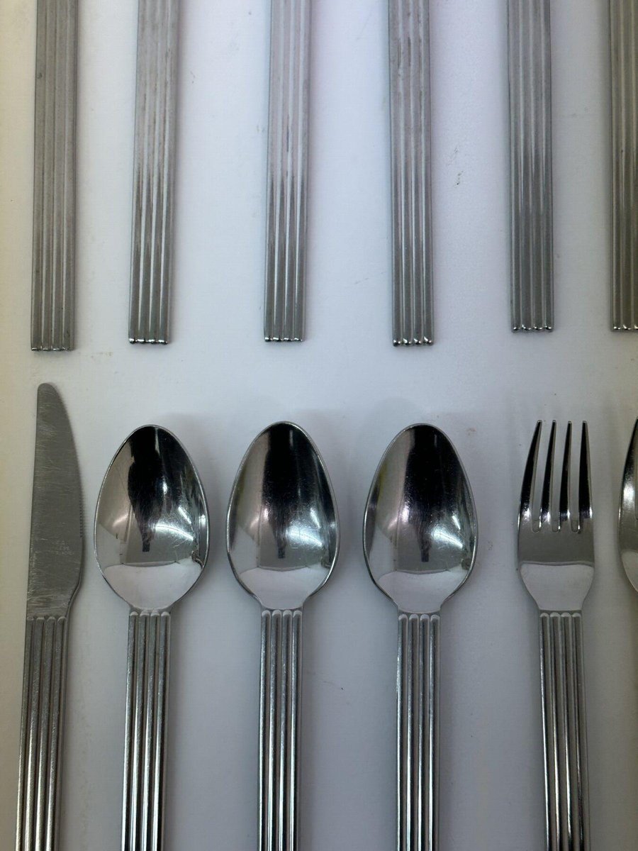 Strateg Cutlery Set from Ikea, 1970s, Set of 18 for sale at Pamono