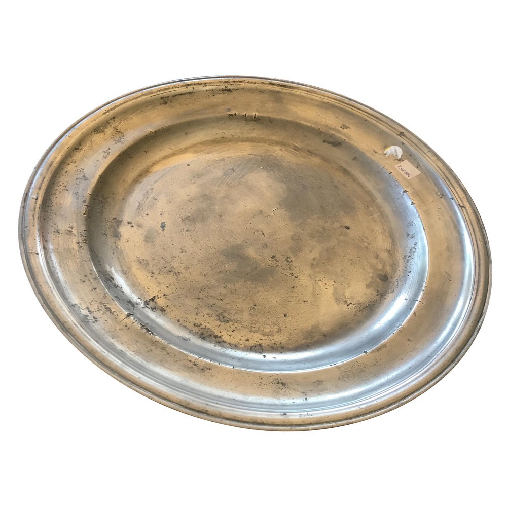 18th Century Plate in Pewter, 1800s for sale at Pamono