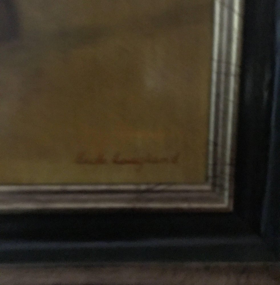 Ludo Laagland, The Mower, Oil on Panel, 1980 for sale at Pamono