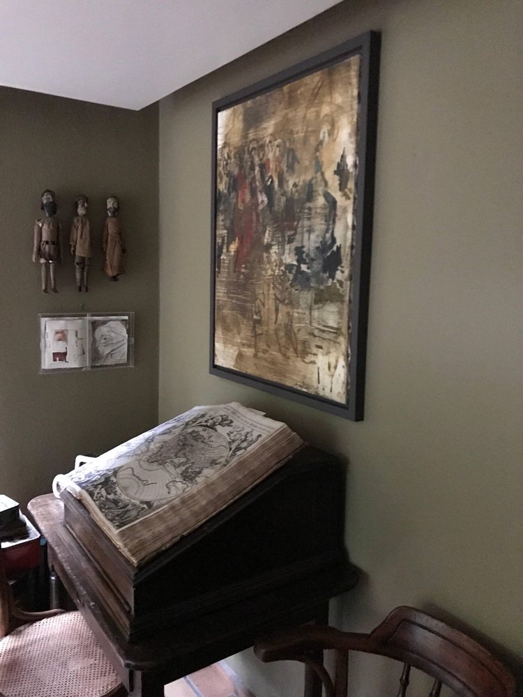 Walter Vilain, Adoration of the Saints, 1990, Acrylic for sale at Pamono