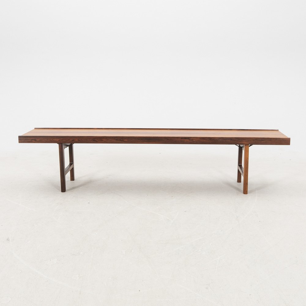 Rosewood Model Krobo Bench by Torbjørn Afdal for Bruksbo, Norway, 1960s ...
