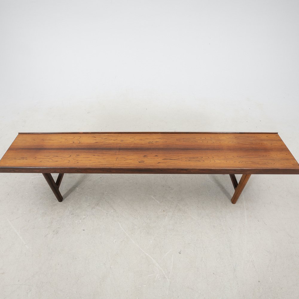 Rosewood Model Krobo Bench by Torbjørn Afdal for Bruksbo, Norway, 1960s ...