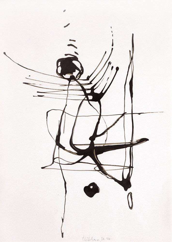 Josef A. Kutschera, Impression (17), 2020, Mixed Media for sale at Pamono