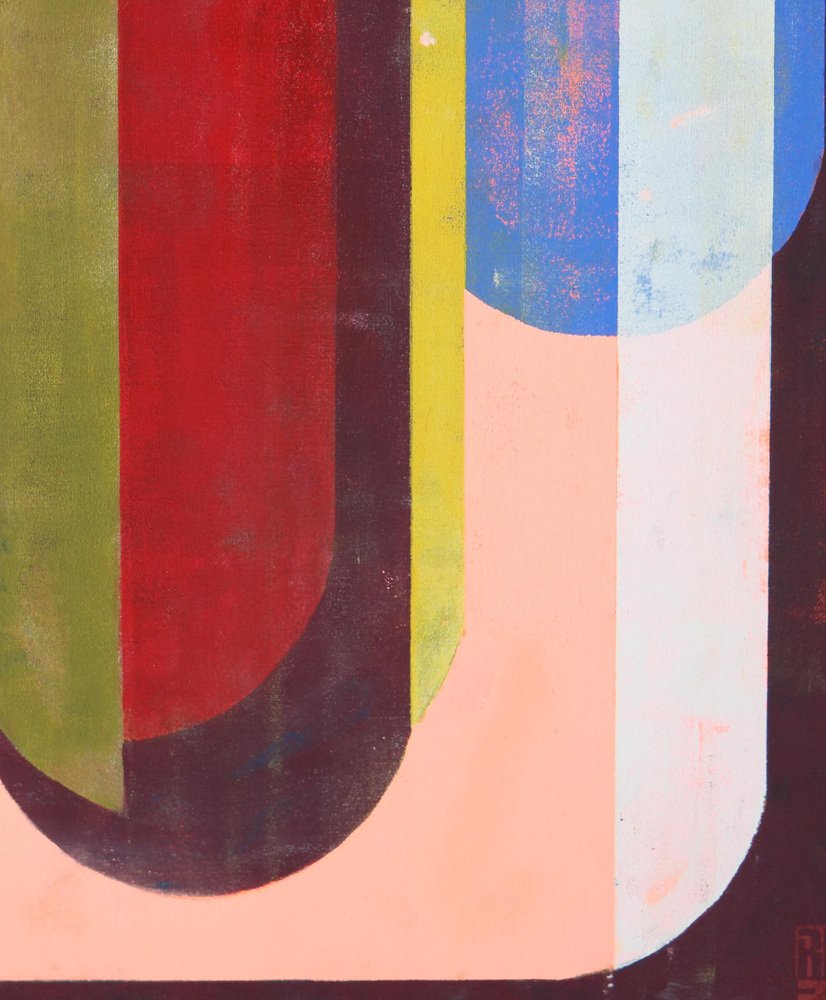 Ronald Hunter, Traffic Full Color Orange, 2023, Acrylic for sale at Pamono