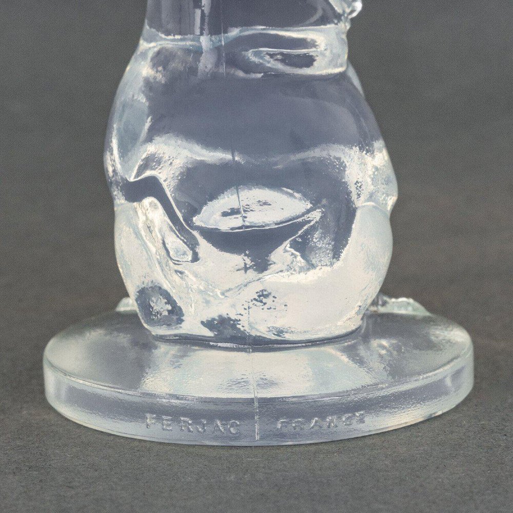 Art Deco Opalescent Sparrow by Ferjac, 1930s for sale at Pamono