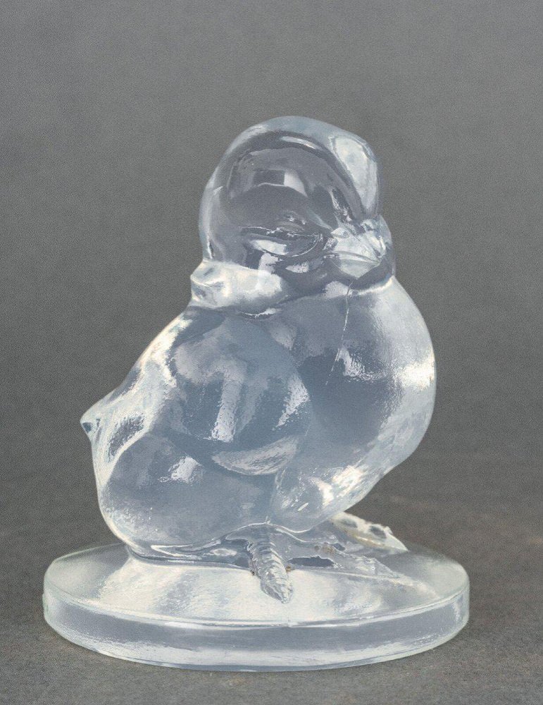 Art Deco Opalescent Sparrow by Ferjac, 1930s for sale at Pamono