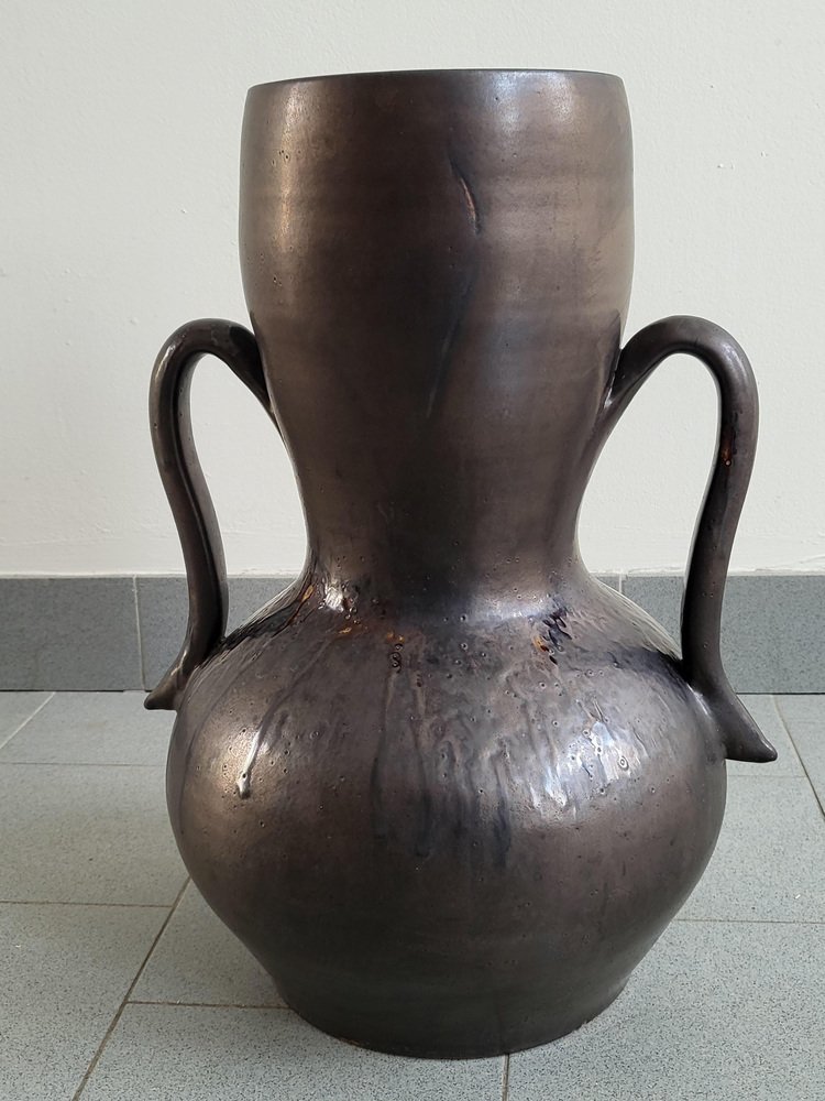Large Vintage Vase in Ceramic, 1960s for sale at Pamono