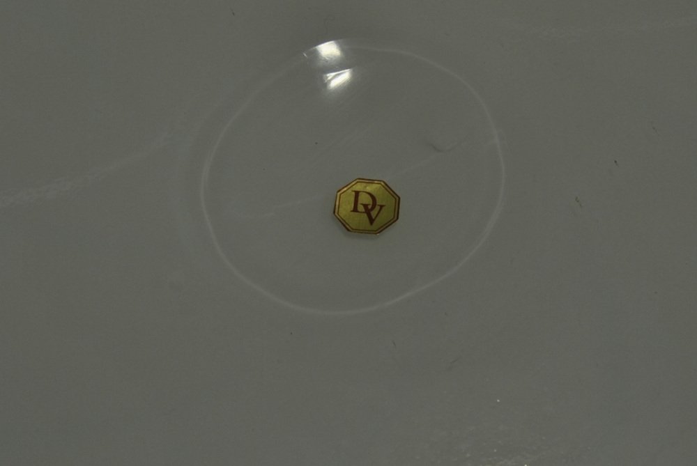 Large Colored Filigree Glass Dish, 1970s for sale at Pamono