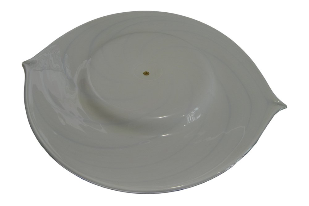 Large Colored Filigree Glass Dish, 1970s for sale at Pamono