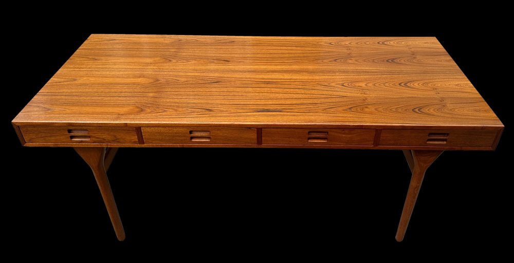 Teak 4-Drawer Writing Table by Nanna Ditzel for Soren Wiladsen, 1960s ...