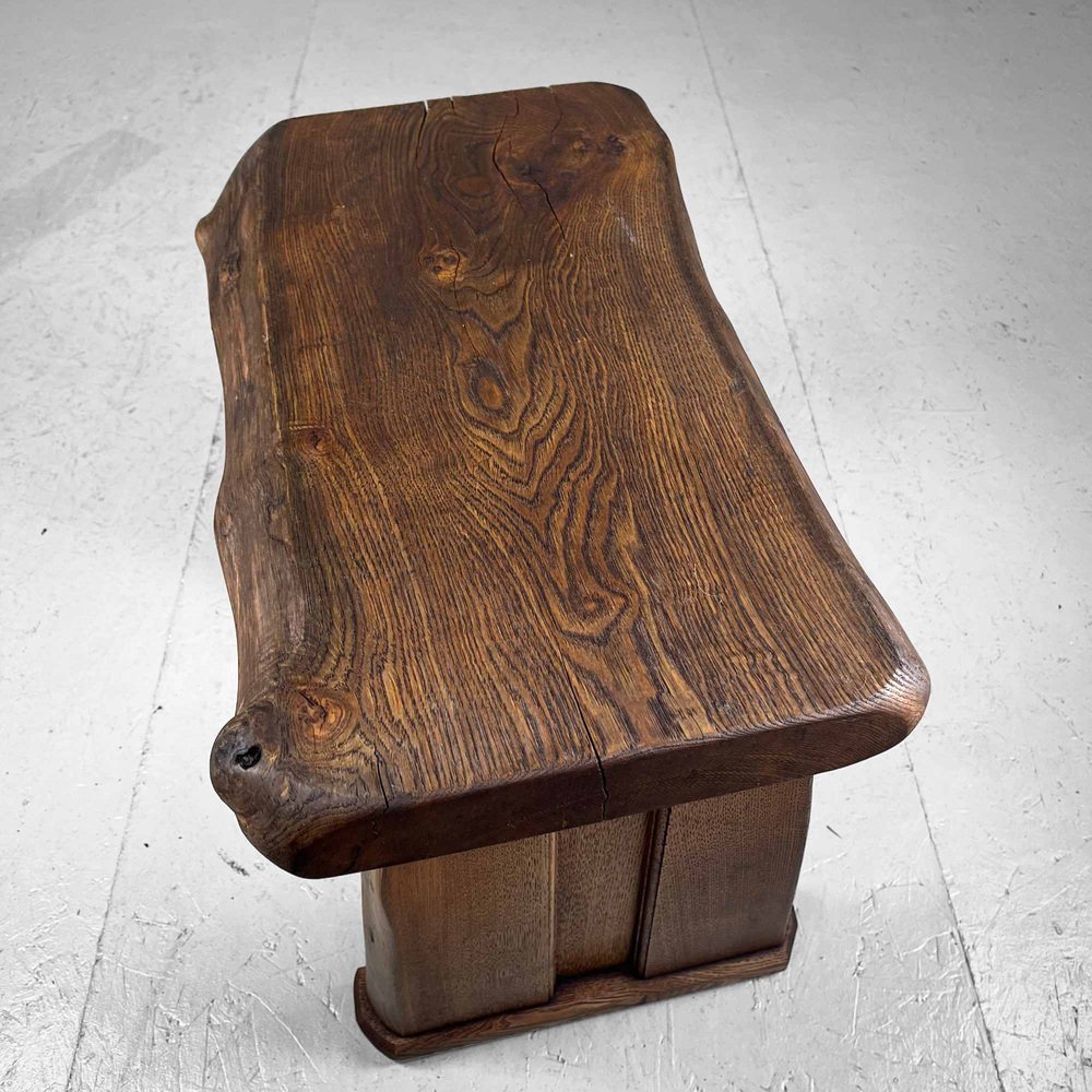 Japanese Taisho Wabi-Sabi Bench in Wood, 1920s for sale at Pamono