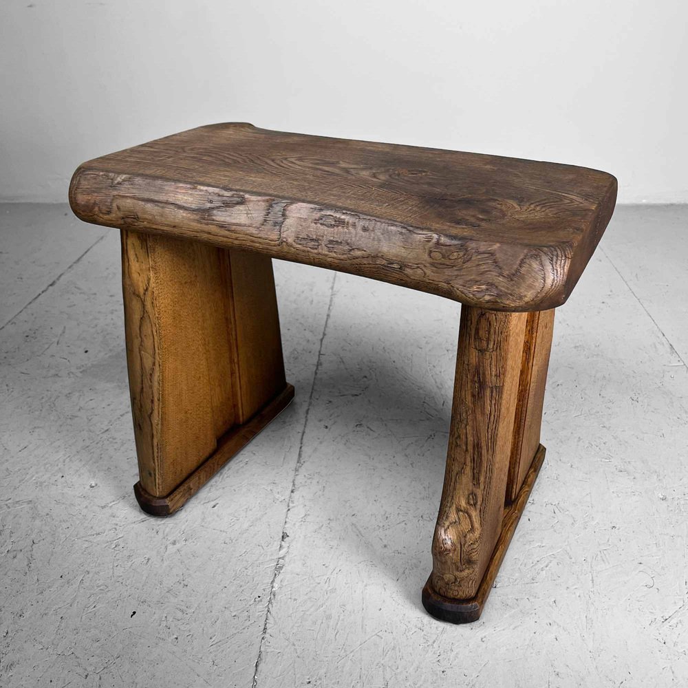Japanese Taisho Wabi-Sabi Bench in Wood, 1920s for sale at Pamono