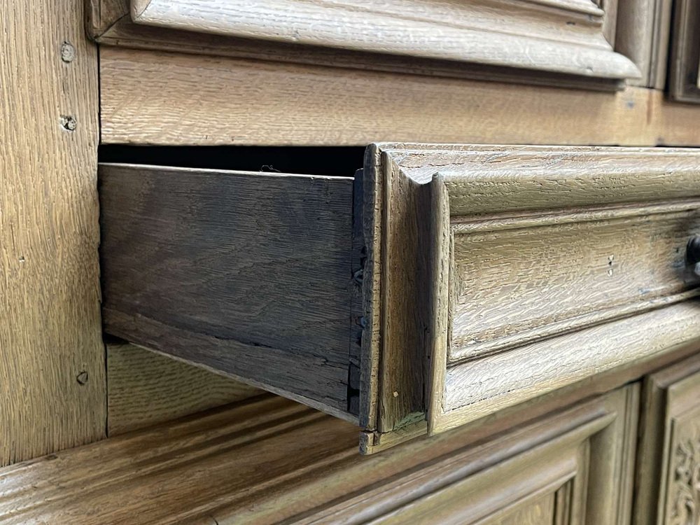 18th Century Oak 4-Door Buffet for sale at Pamono