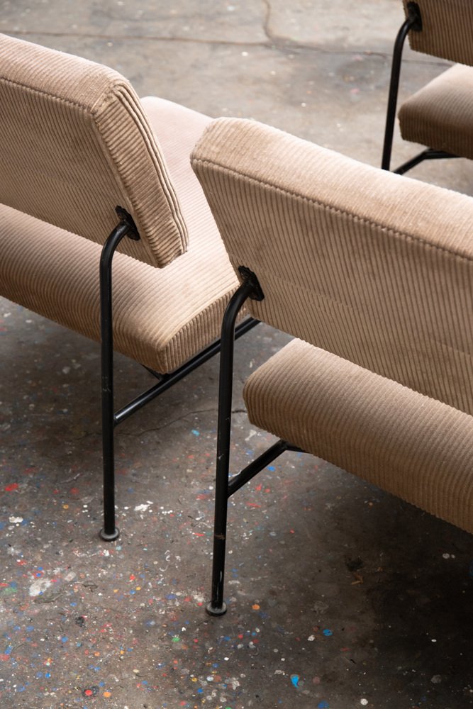 Vintage French ST 683 Chairs by Eddie Harlis, 1956 for sale at Pamono